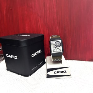 Vintage CASIO Filmwatch FS-03 5858 Dual Time Quartz Watch and Digital ...