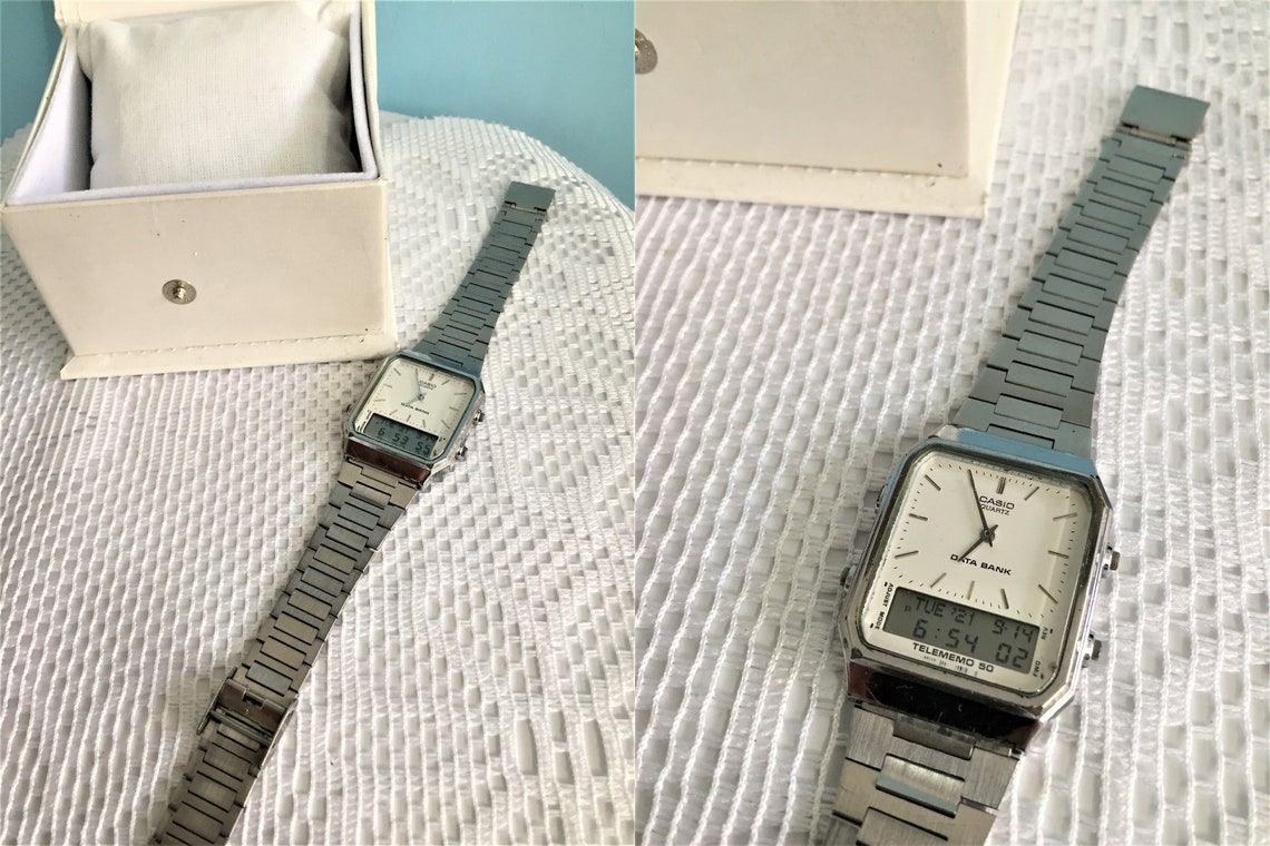 Rare Casio Ab-500 Databank / Analogue /digital Watch Mod 386/ - Etsy