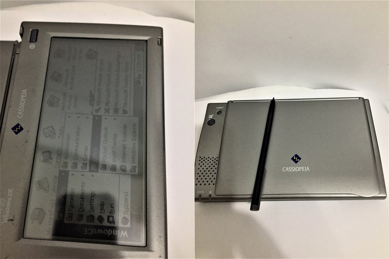 Vintage Casio Cassiopeia PA-2400W RARE Pda Pocket Computer on Windows ...