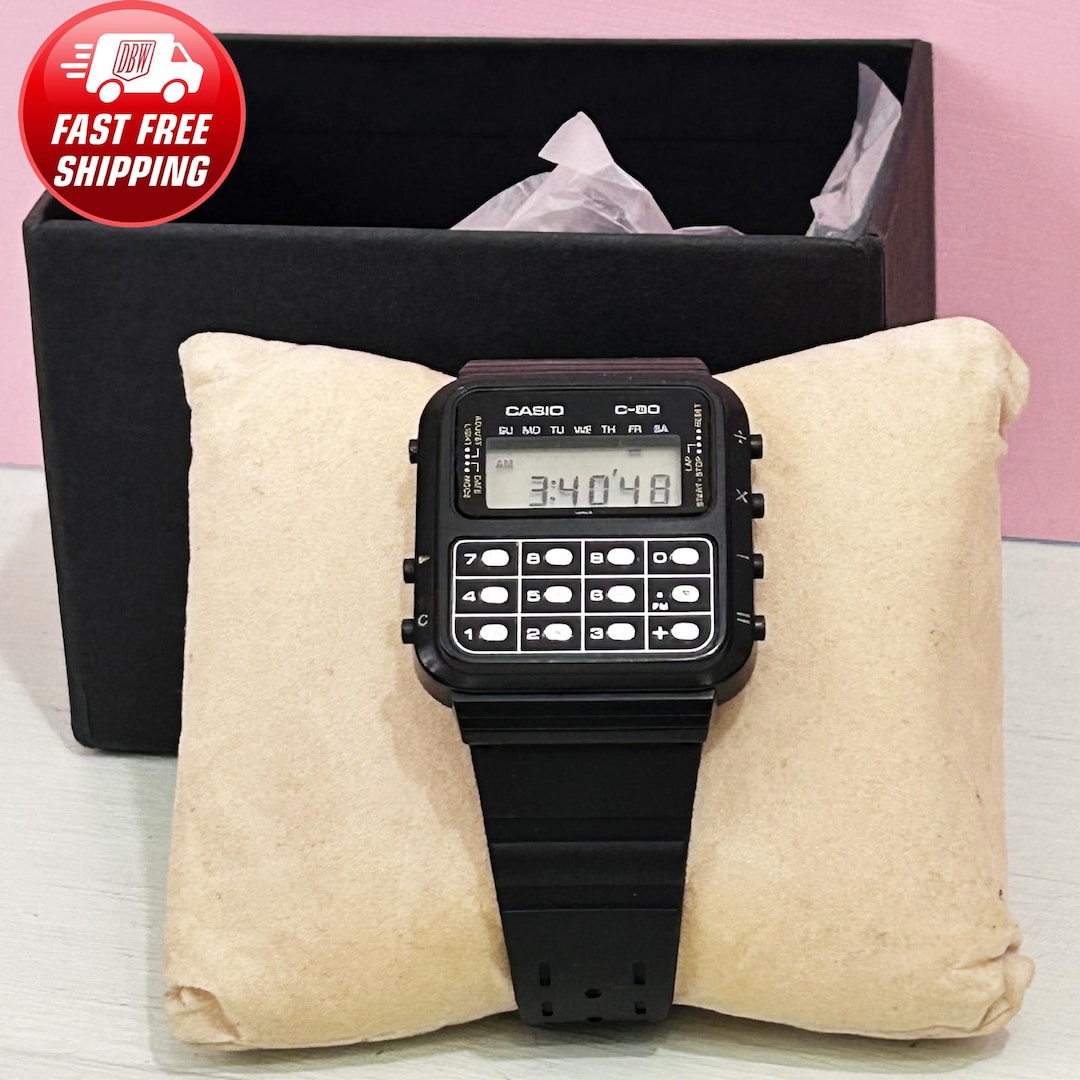 RARE Vintage Casio C-80 Calculator/ Watch Module 133 JAPAN R /casio ...