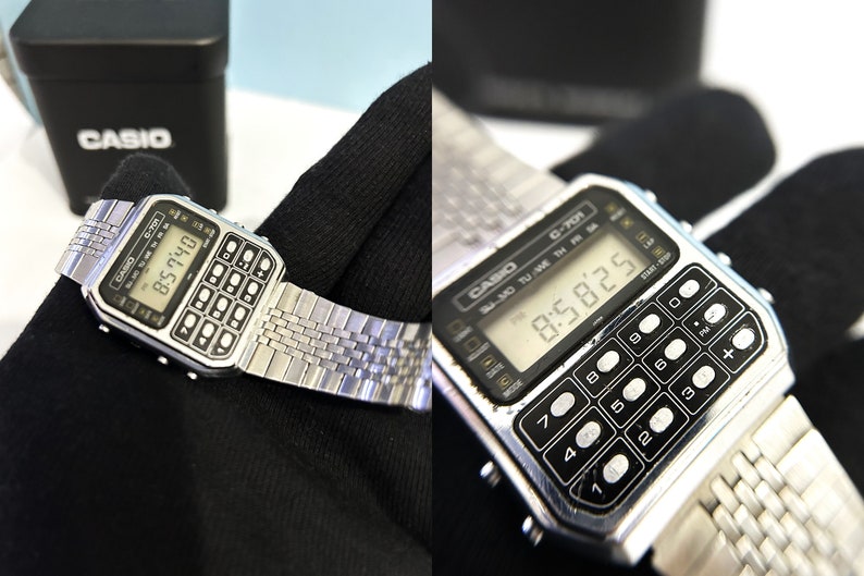 Retro Casio C-701/ Mens Watch Digital Quartz Casio Calculator Watch ...