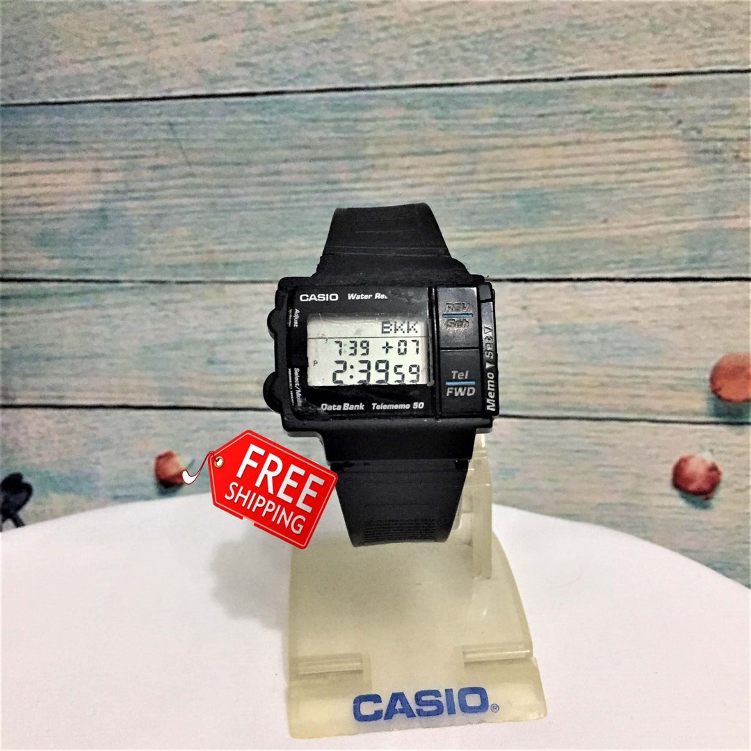 Rare Casio Db-57w Retro Collectibles Watch/ Databank Db 57w/ Module ...