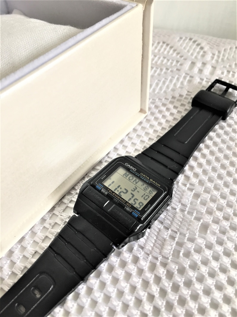 Vintage Casio RARE DB-31 Data Bank / Watch Module 871/ Tele Memo 30 Alarm Wrist Watch/ Very Good ...