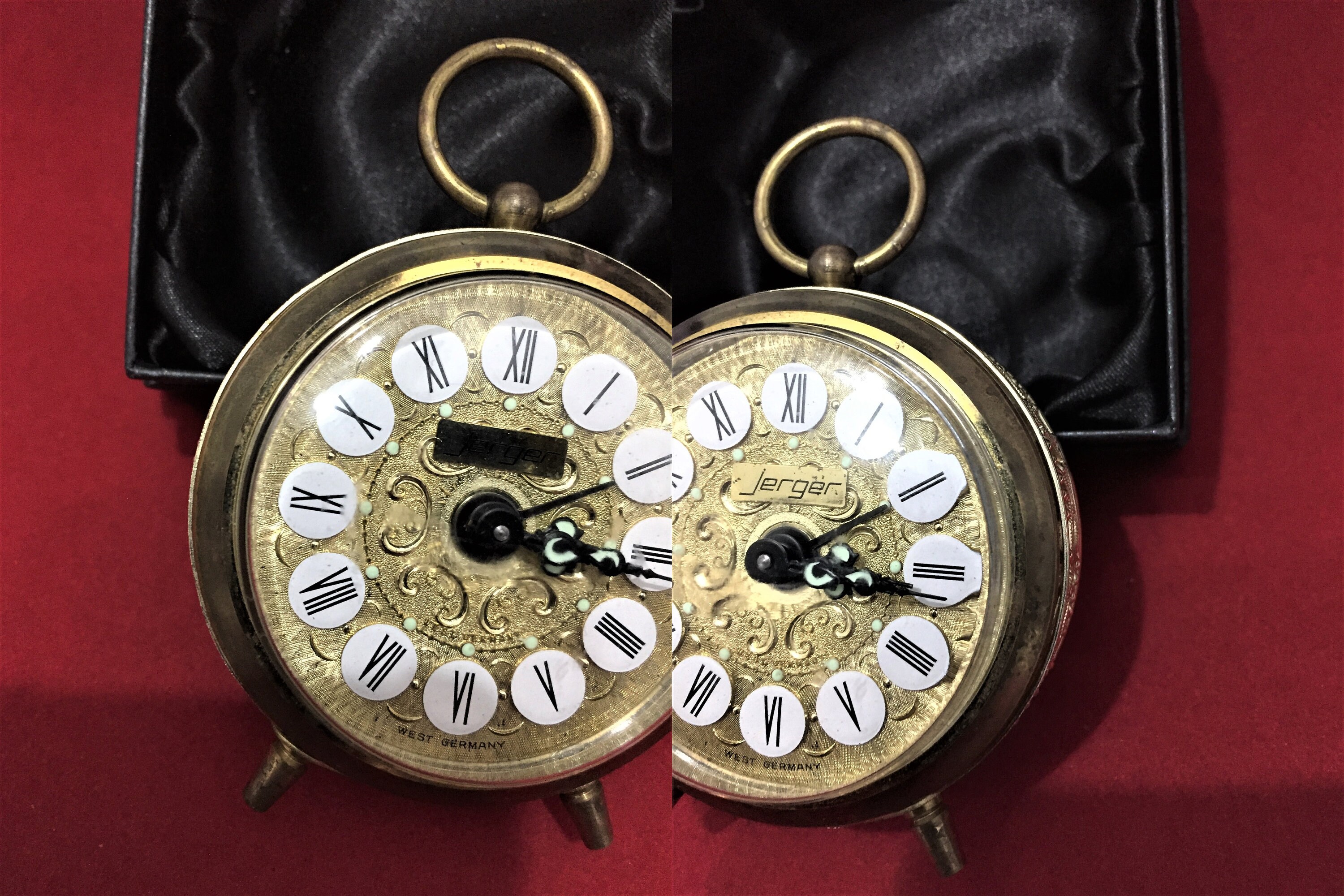 Vintage Jerger Clock, Rare 1940s/ Antique Rare Jerger/mechanical Clock ...