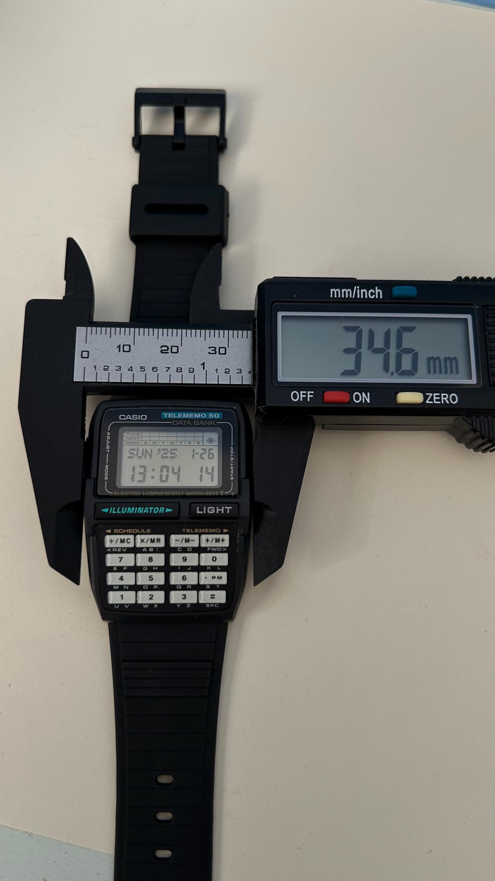 Vintage Nos Casio Dbc-63 Micro Cosmos Telememo 50 Databank Memory ...