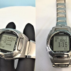 Rare Casio WQV-3 Wrist Camera Watch Module 2411/ Orginal Stell Cord ...