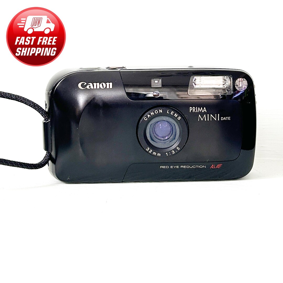 Canon Prima Mini Date, 35mm, Canon Film Camera, Prima, Point and Shoot ...