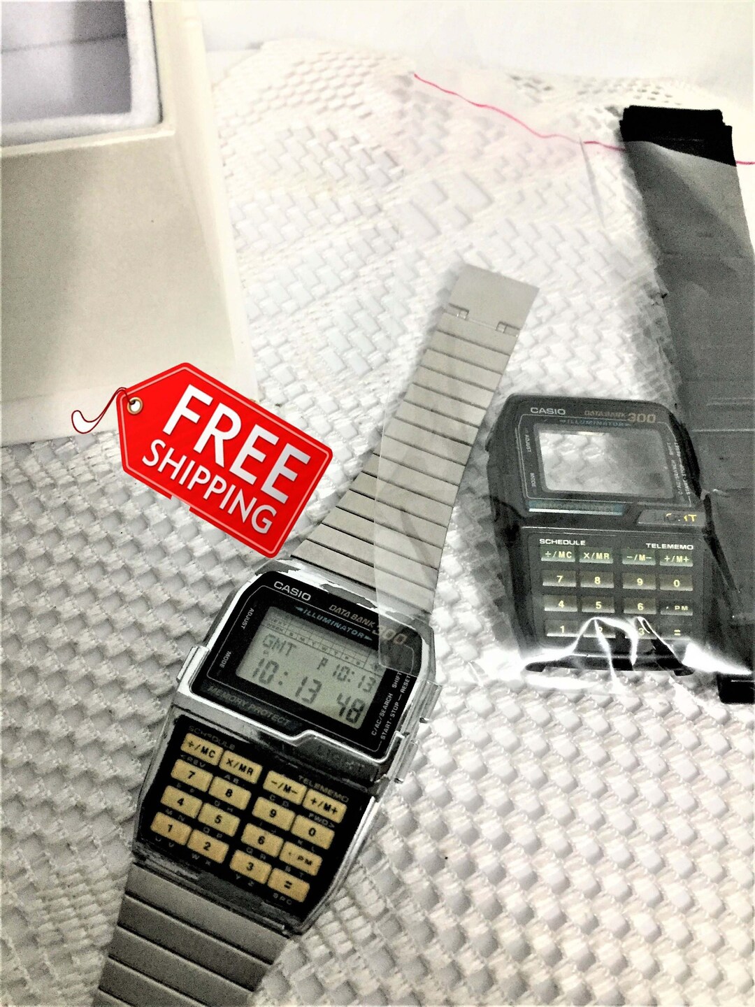 Very Rare Casio DBC-3000 Mod 1478 / Spare Case Slicone Band/ 1990s ...