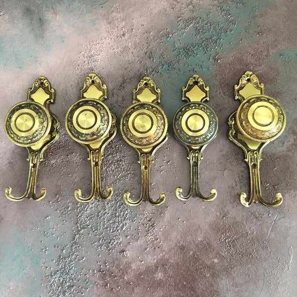 Brass Wall Hooks - Etsy