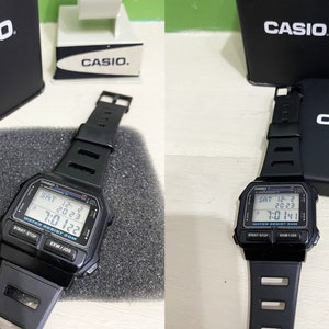 Casio EXW-50 Digital Watch/calorie Jog Walk Very Good Condition / Casio Tin BOX/ MOD:611 Japan T ...