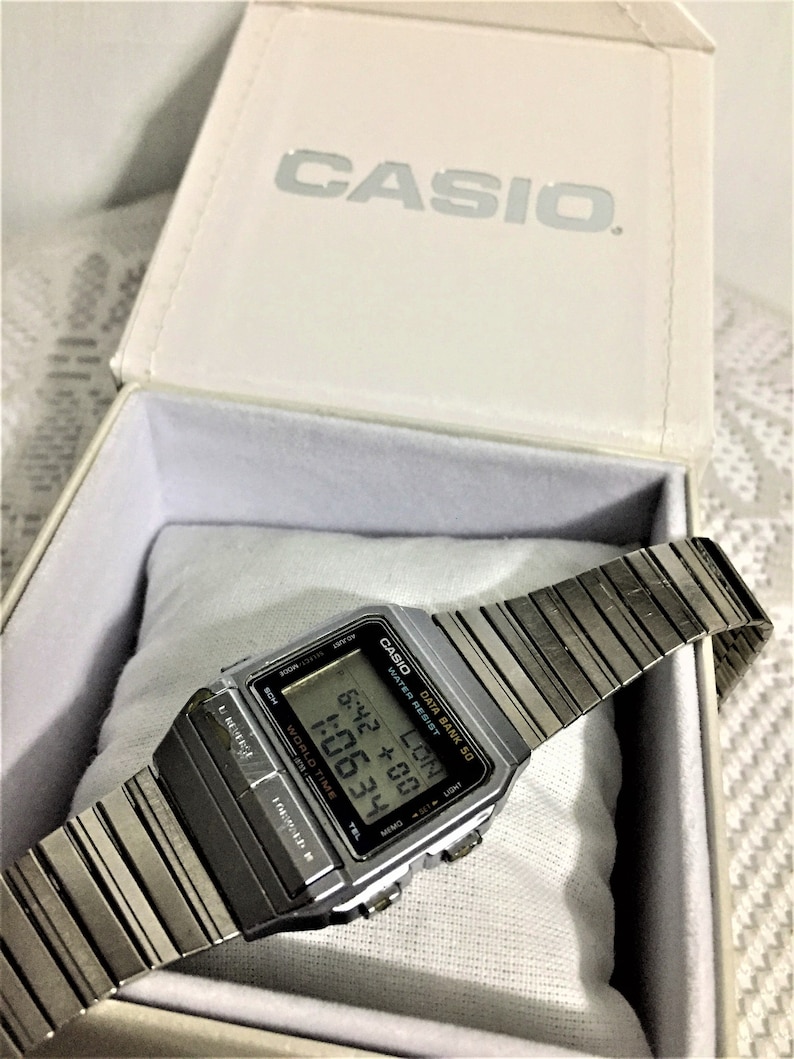 Db-520 Vintage Casio Data Bank Telememo 50/ Watch Model 675 - Etsy