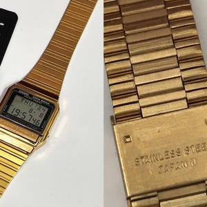 RARE GOLD Tone Casio DB-310 Data Bank Watch Module 871/data Bank ...