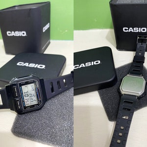 Casio EXW-50 Digital Watch/calorie Jog Walk Very Good Condition / Casio Tin BOX/ MOD:611 Japan T ...