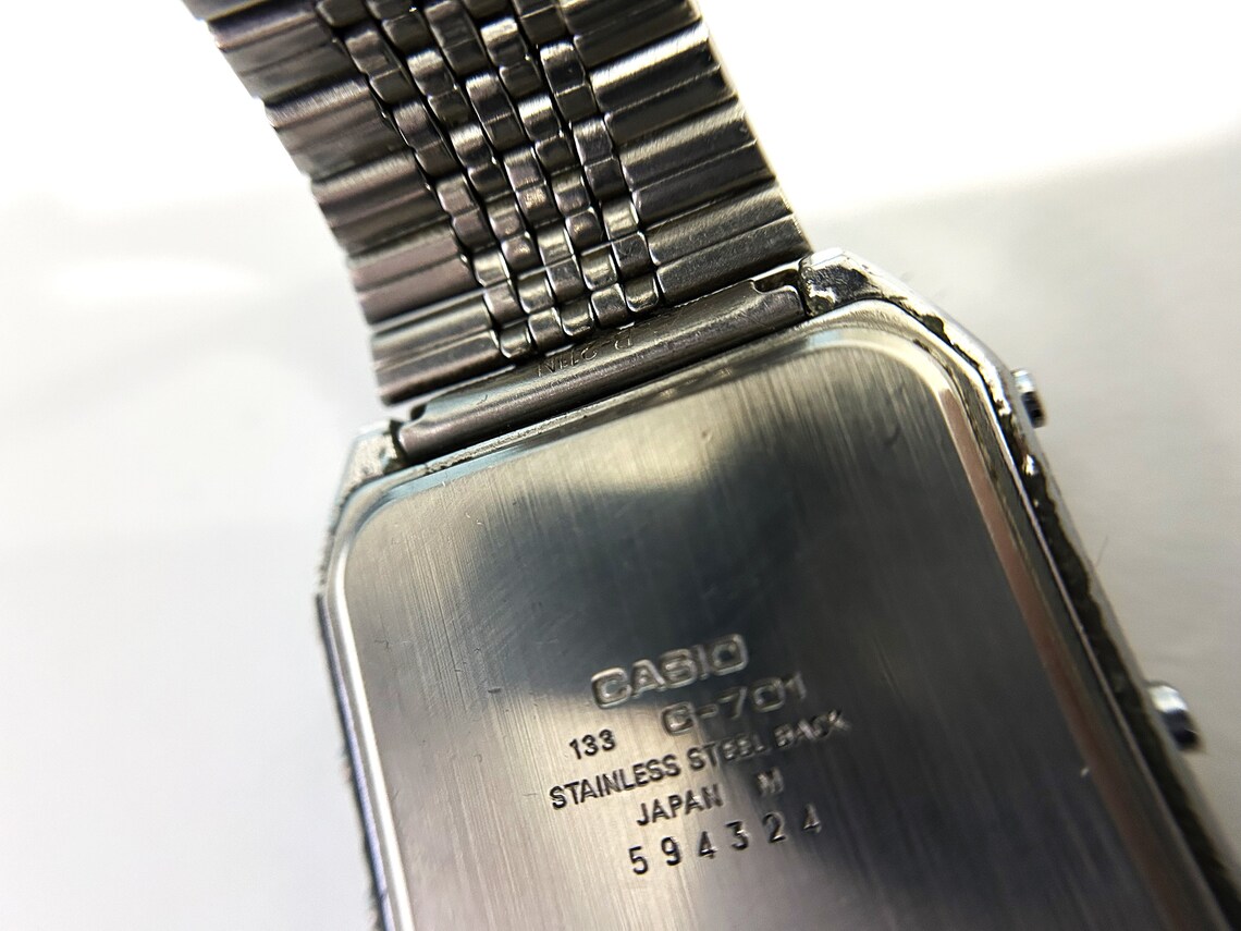 Retro Casio C-701/ Mens Watch Digital Quartz Casio Calculator Watch ...