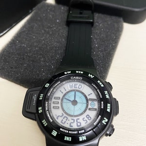 RARE Vintage CASIO Cpw-100/module 1031 Digital Watch/ Very Good ...