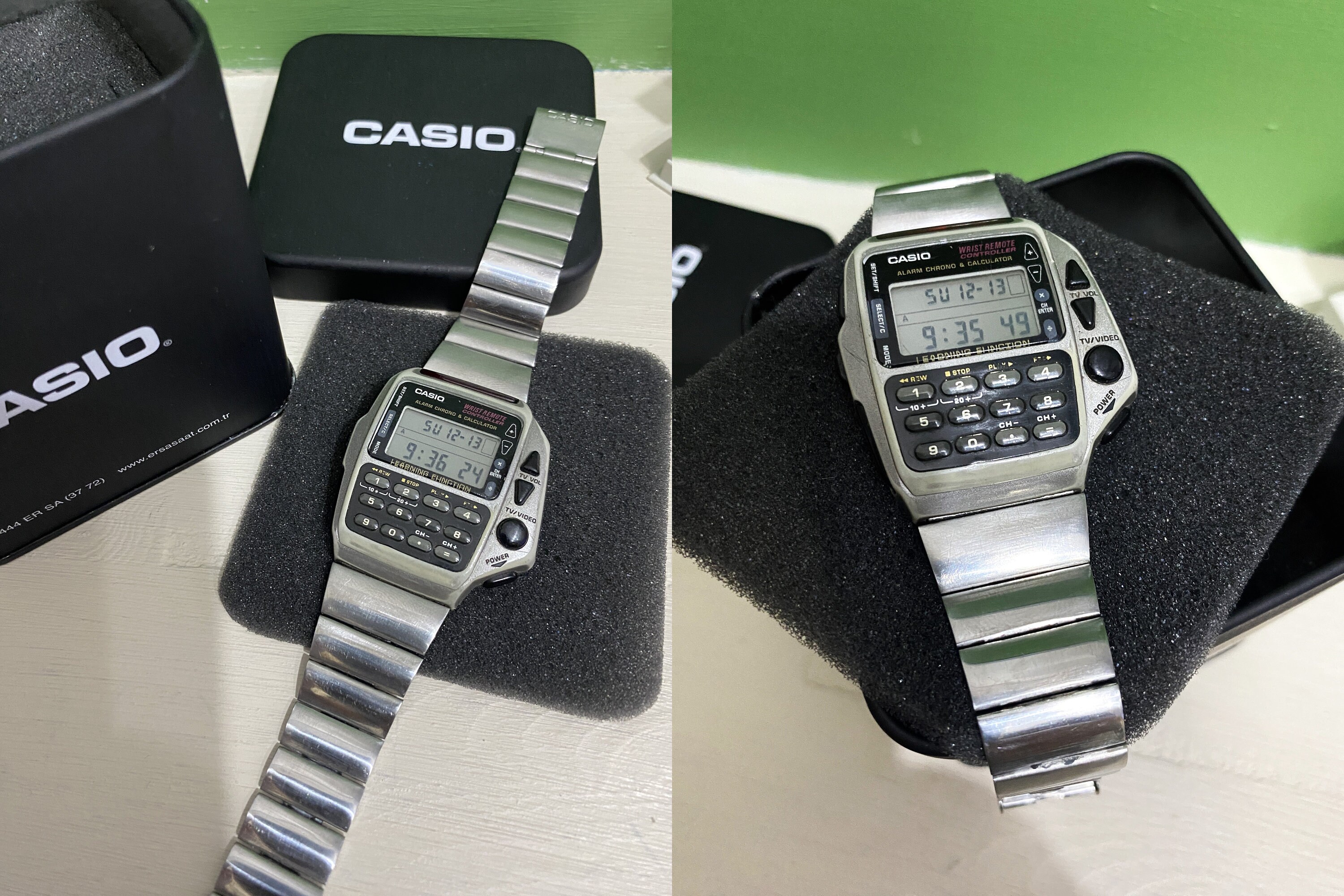 RETRO Casio CMD-40 Learning Tv Remote Control/ Modüle 1174 /steel Cord ...