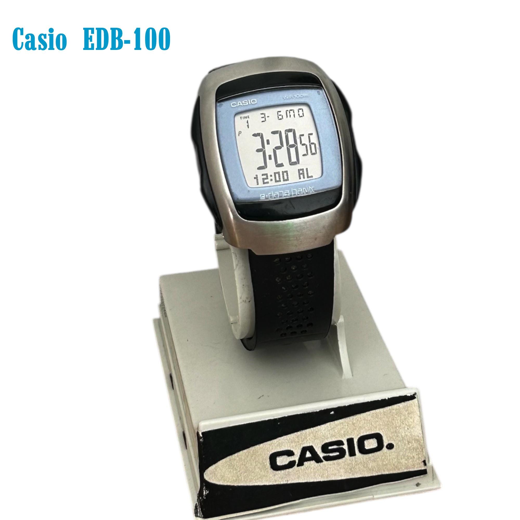 Casio EDB-100 Wrist/ Watch World Time E-data Bank Module 2417 Vintage ...