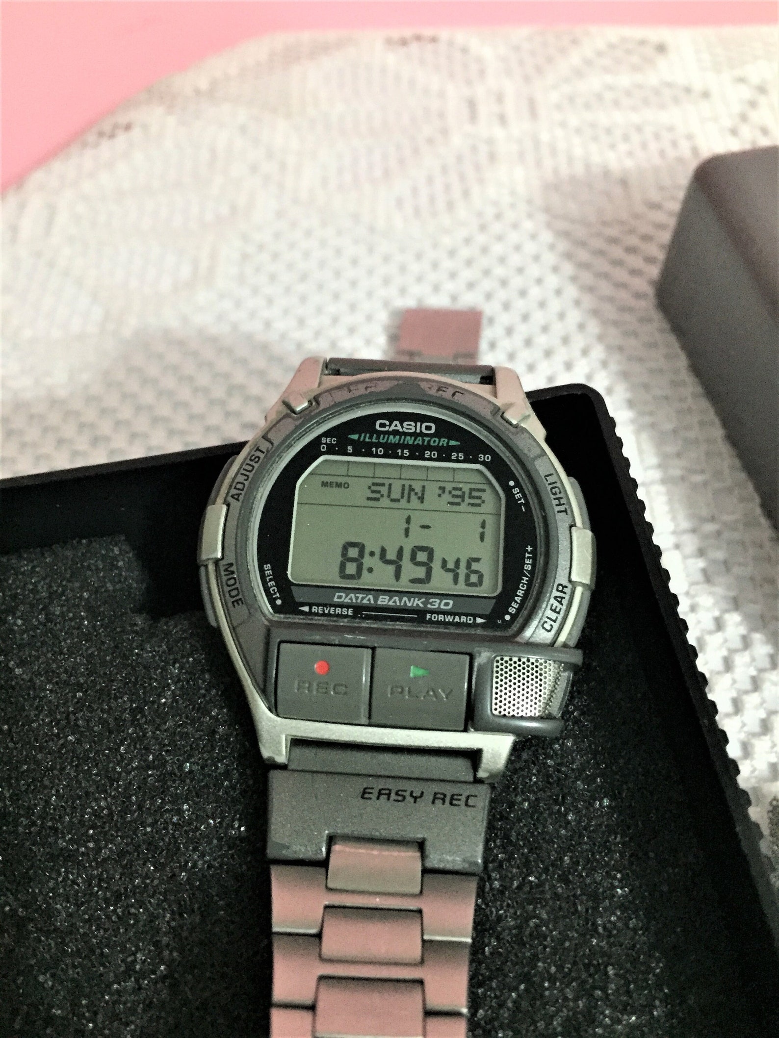 Vintage Casio Db-v300 Easy/ Rec Databank 30 Second Voice Recorder ...