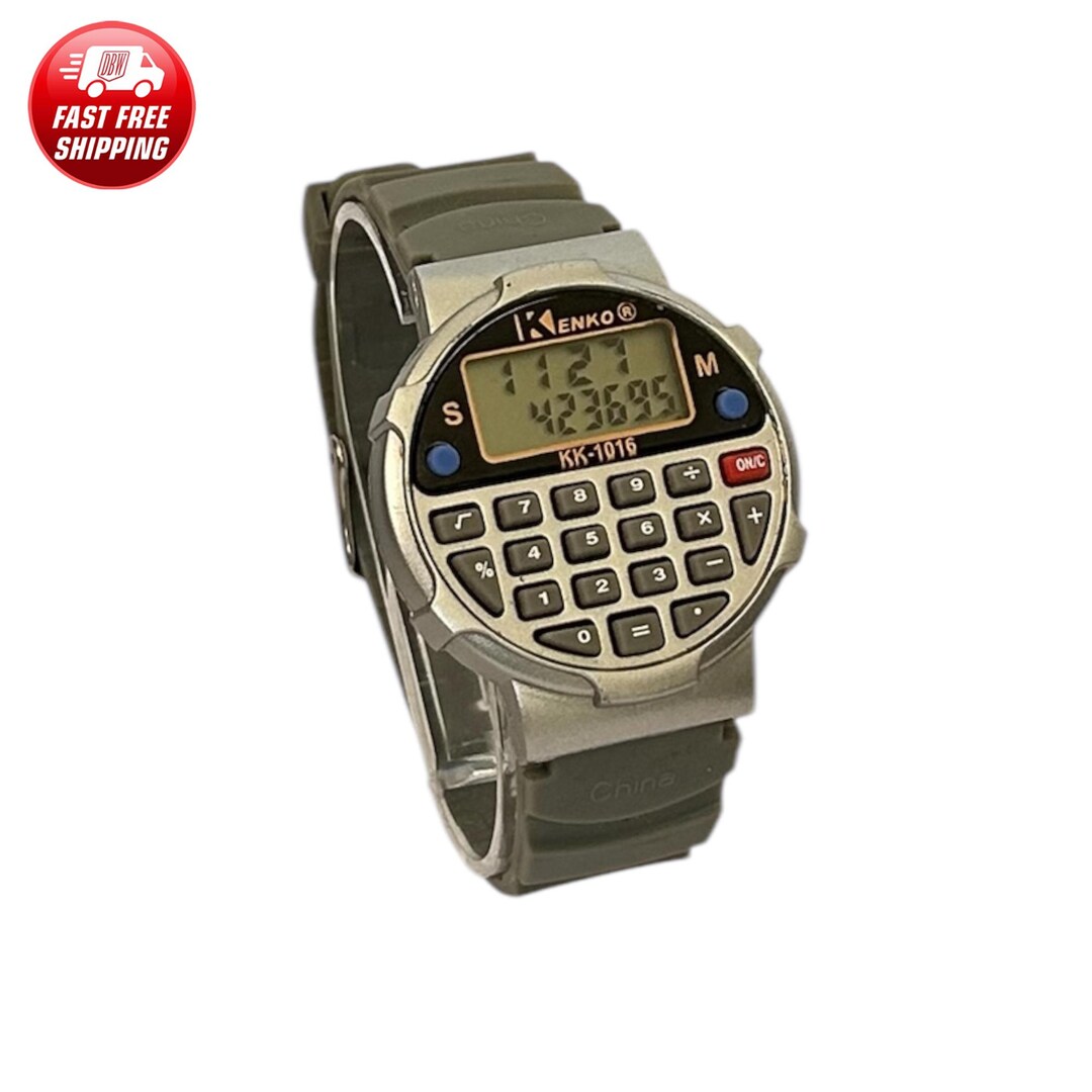 Kenko Collectible Watch With Calculator, Kenko Digital Watch ...