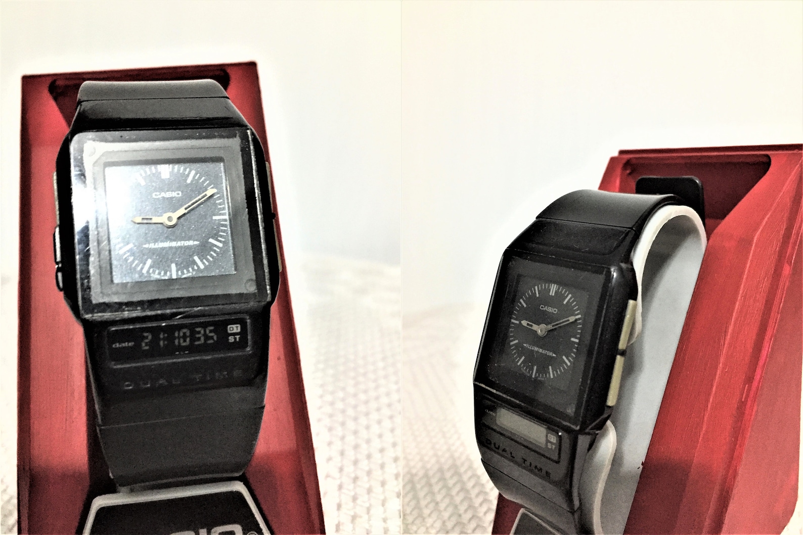 Retro Casio Dual Time FS-01 Watch/ Very RARE Collectibles / From Japon ...