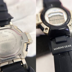 Vintage Super Rare Casio MRT-200 Marine Gear Watch, (pro Trek) Depth ...