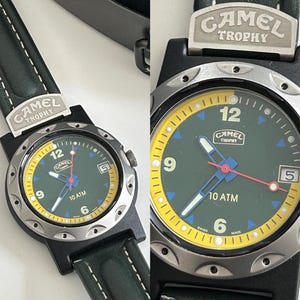 Unused CAMEL Trophy Watch, Swiss Made, Leather, Watch, Watch Strap ...