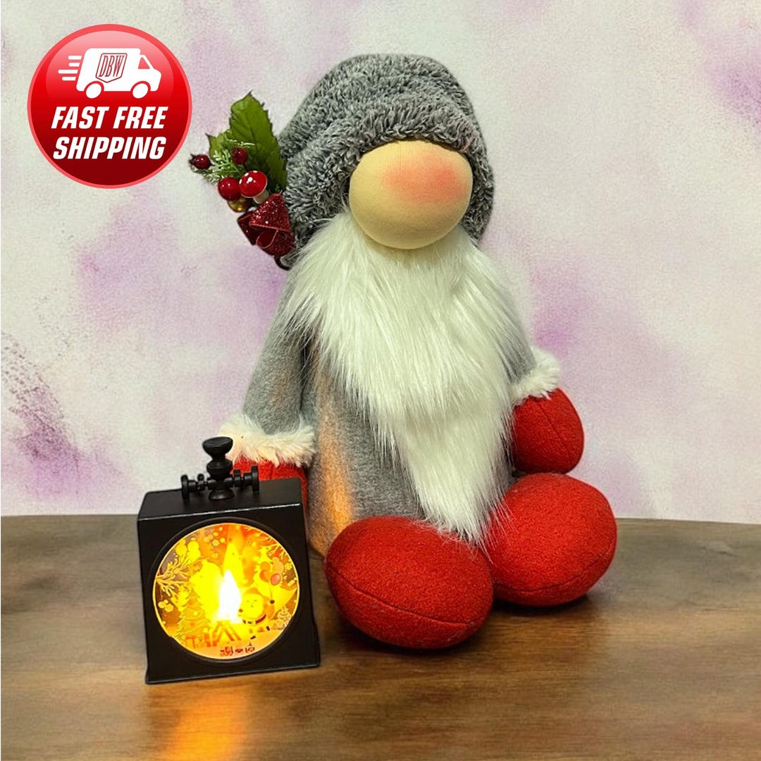 Big Large Christmas Gnome Rustic Gnome Decor Farmhouse Decor Home Decor ...