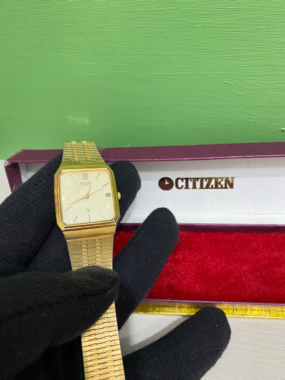 Vintage Citizen 3810-S01353 Men's Wrist Watch/ Gold Color/ - Etsy