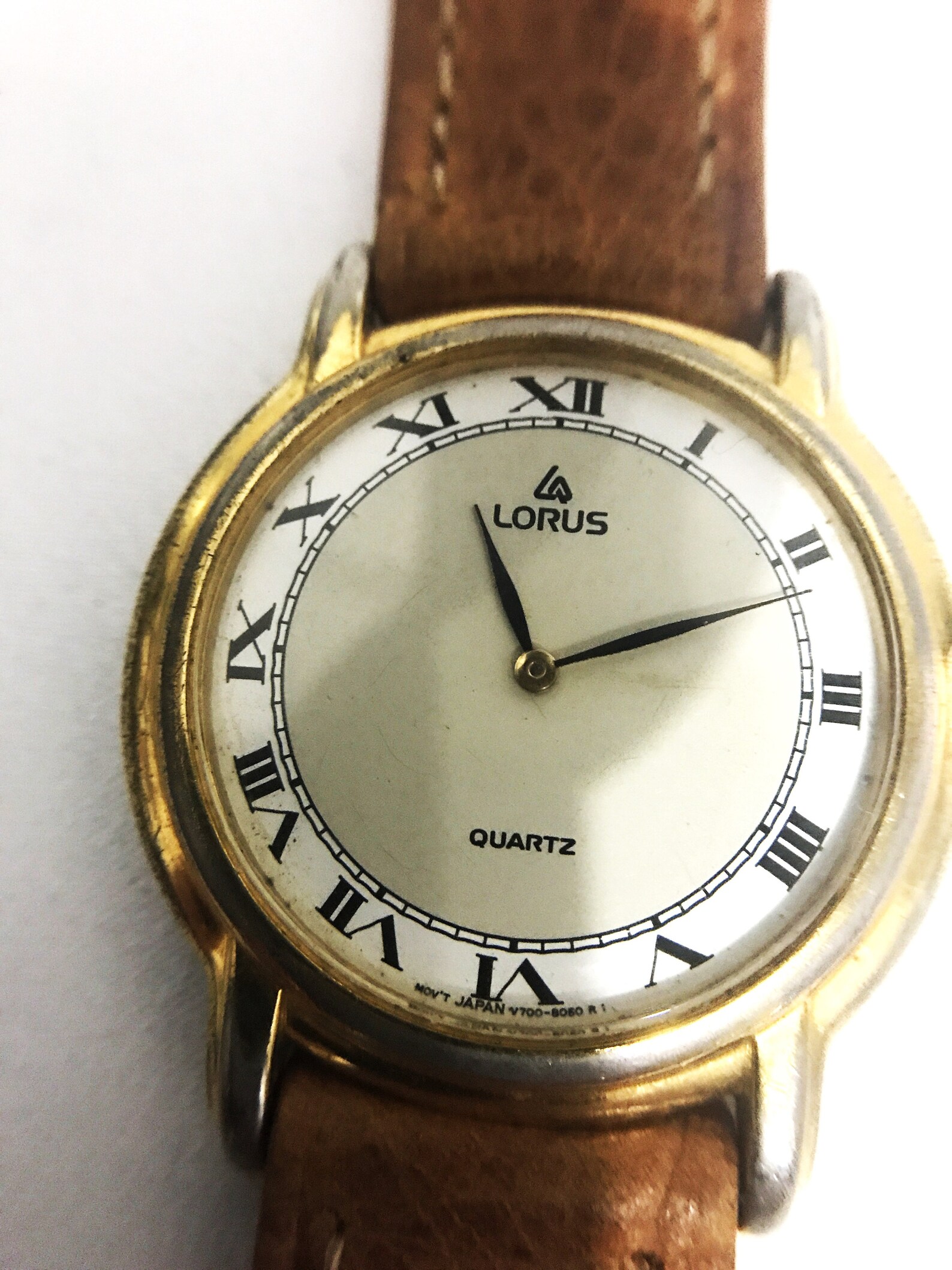 Vintage Lorus Clasic Mens Watch/ Very Thin Elegant/ Leather Strap, New ...