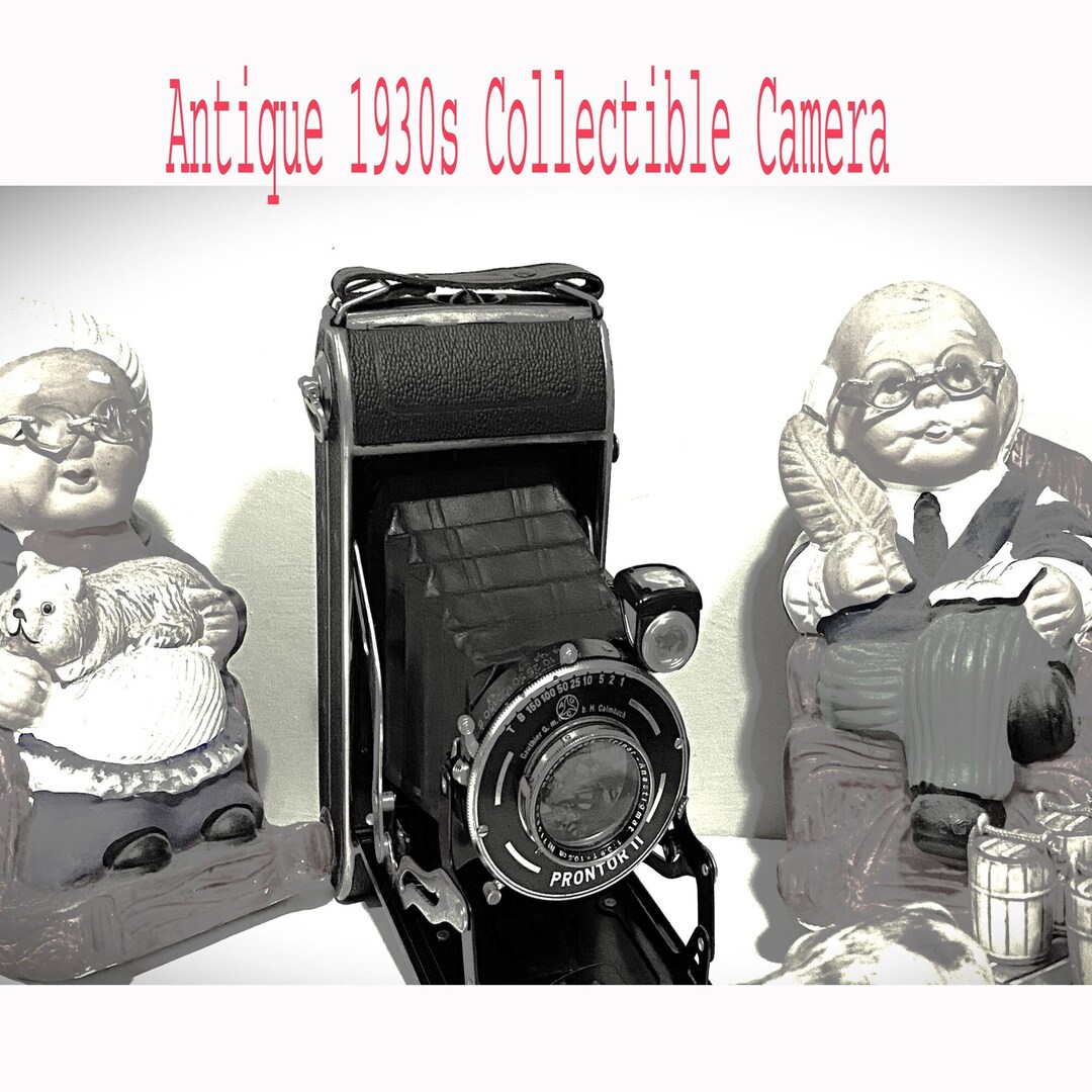 Antique Wirgin Folding Prontor II / 1930s Collectible Vintage Camera ...