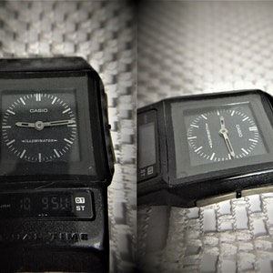 Retro Casio Dual Time FS-01 Watch/ Very RARE Collectibles / From Japon ...