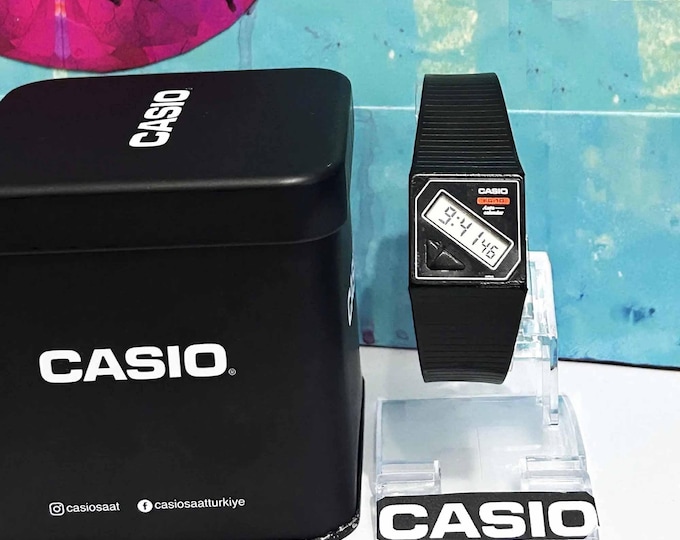 Ultra RARE CASIO FS-10 Vintage Thin Film Watch Mod:465 Japan U ...
