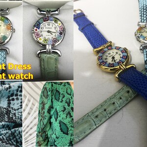 Set of 3 Murano Glass (venice) Women's Watch/ Very Good Condition ...