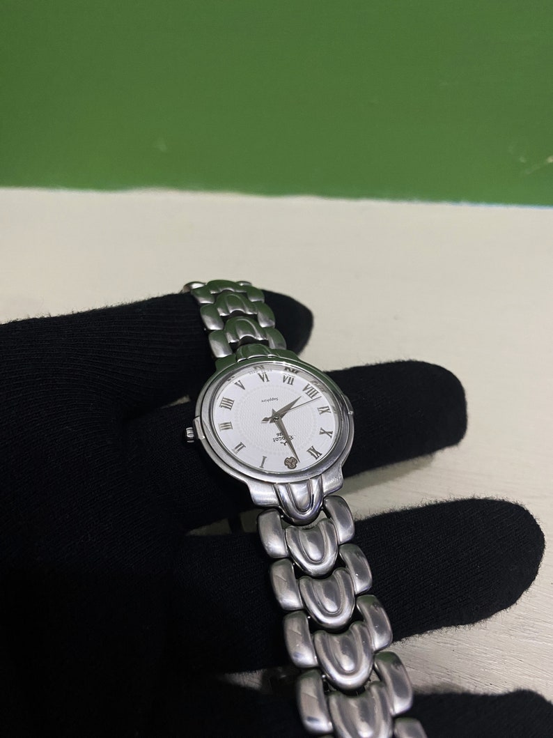 BROCOT Watch 1826 SAPPHIRE Swiss Mens Mint Slim QUARTZ / Very Good ...