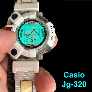 Casio Cyber Max JG-320 Vintage Watch Very RARE Collectible Very Good ...