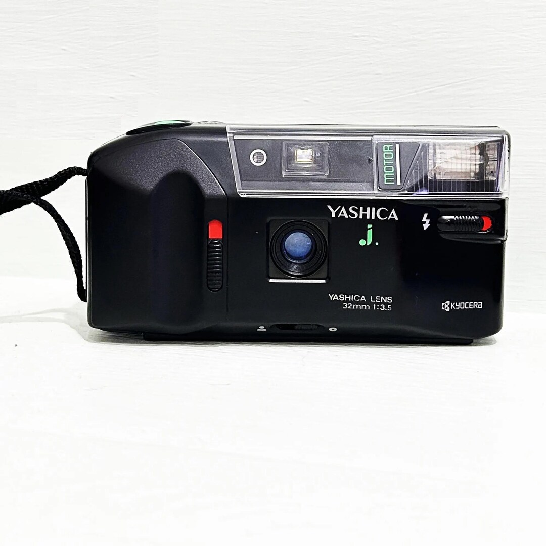 Yashica J Motor - Vintage Film Camera/with Battery/ Kyocera Compact ...