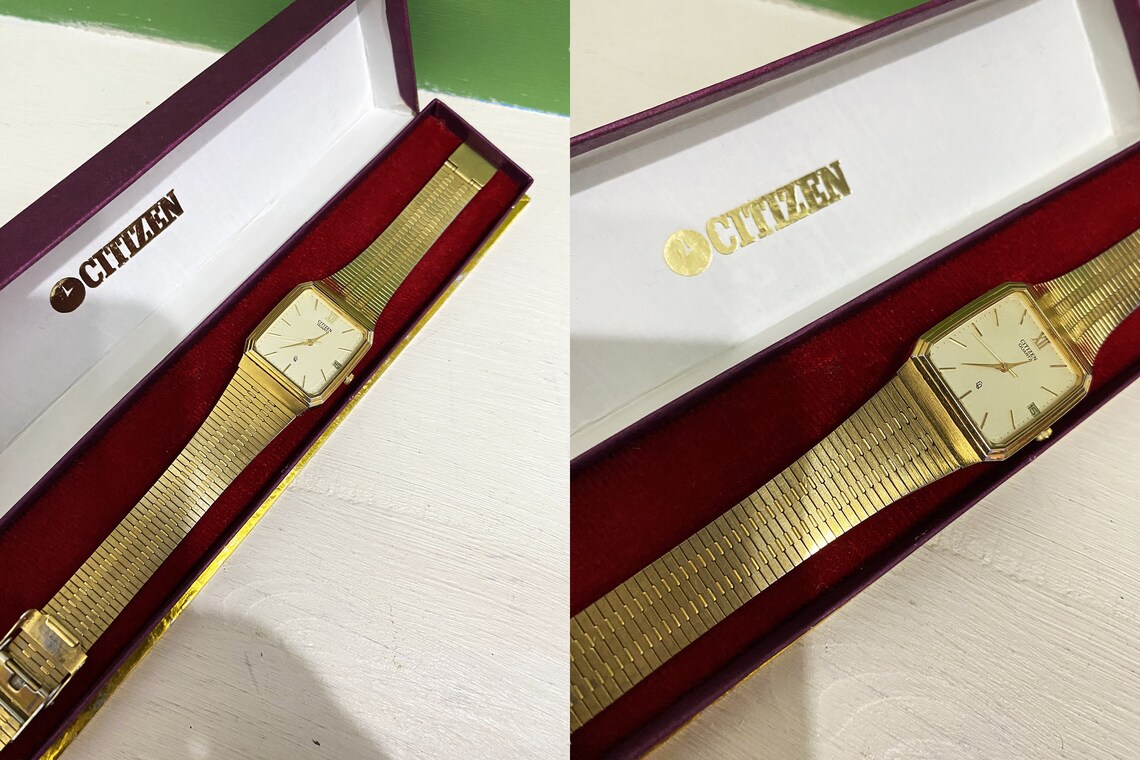 Vintage Citizen 3810-S01353 Men's Wrist Watch/ Gold Color/ - Etsy