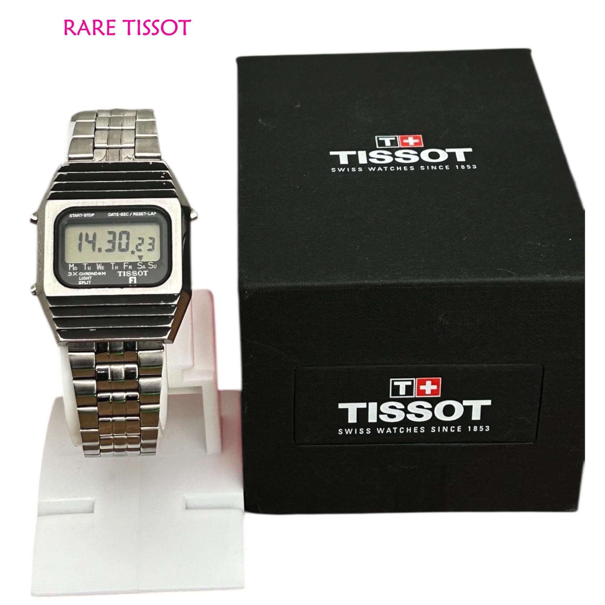 Very RARE Tissot F1 LCD Formula Watch 97010 Digital / Very Good ...
