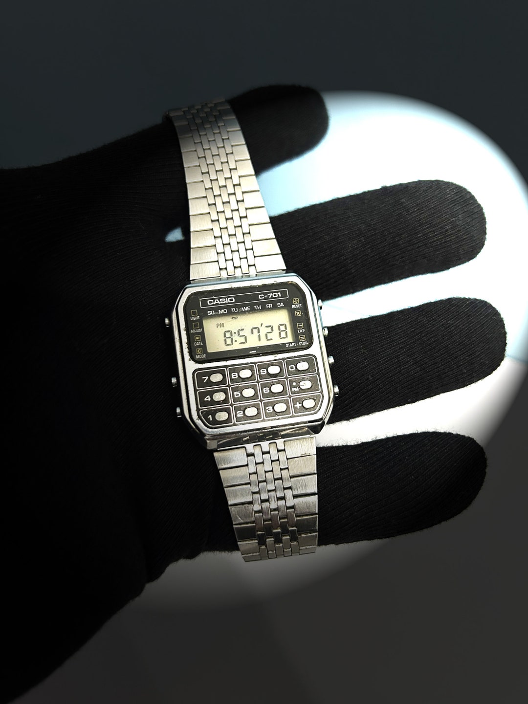 Retro Casio C-701/ Mens Watch Digital Quartz Casio Calculator Watch ...