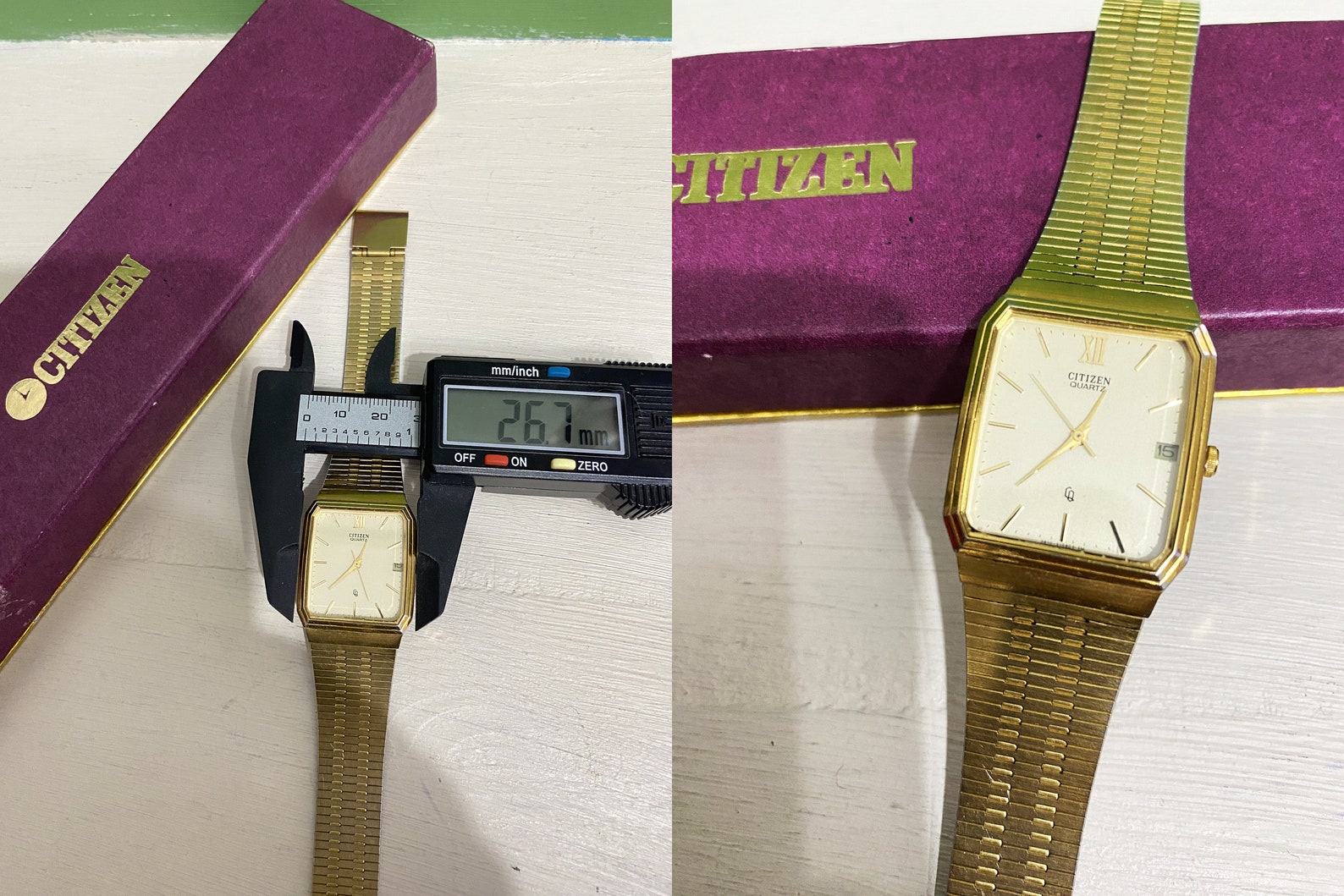 Vintage Citizen 3810-S01353 Men's Wrist Watch/ Gold Color/ - Etsy