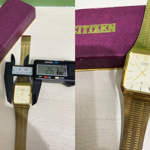 Vintage Citizen 3810-S01353 Men's Wrist Watch/ Gold Color/ New Battery ...