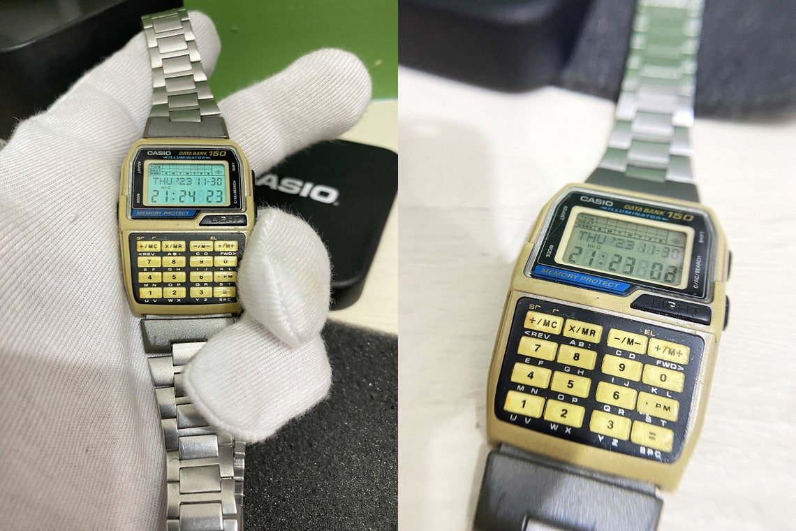 Casio Dbc-150 Data Bank 150 Vintage Case / Module 1477/ Calculator ...