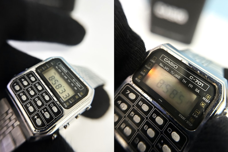 Retro Casio C-701/ Mens Watch Digital Quartz Casio Calculator Watch ...