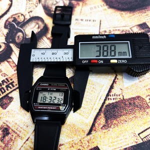 RARE Casio Quartz F-77W Digital Vintage Men’s Watch 1980s Very Good ...