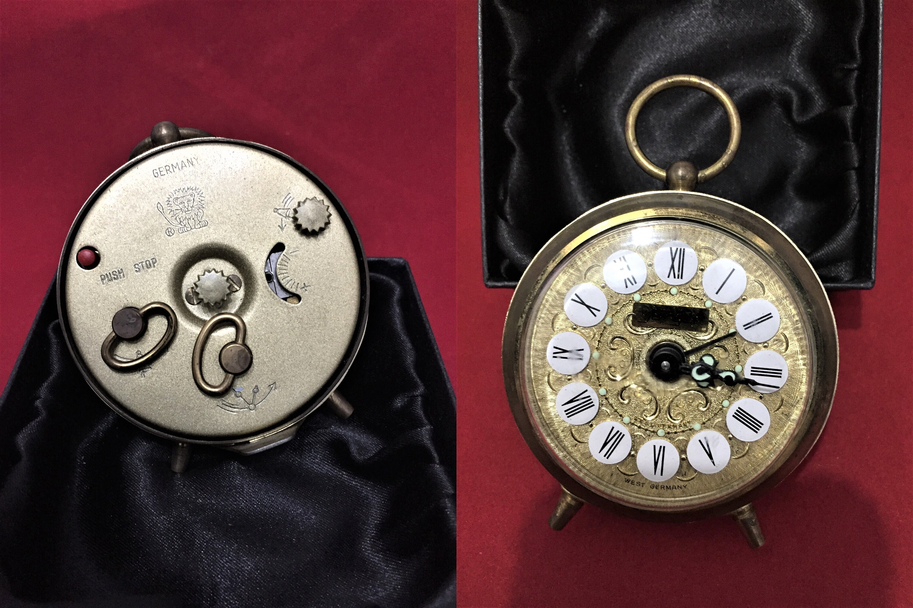 Vintage Jerger Clock, Rare 1940s/ Antique Rare Jerger/mechanical Clock ...