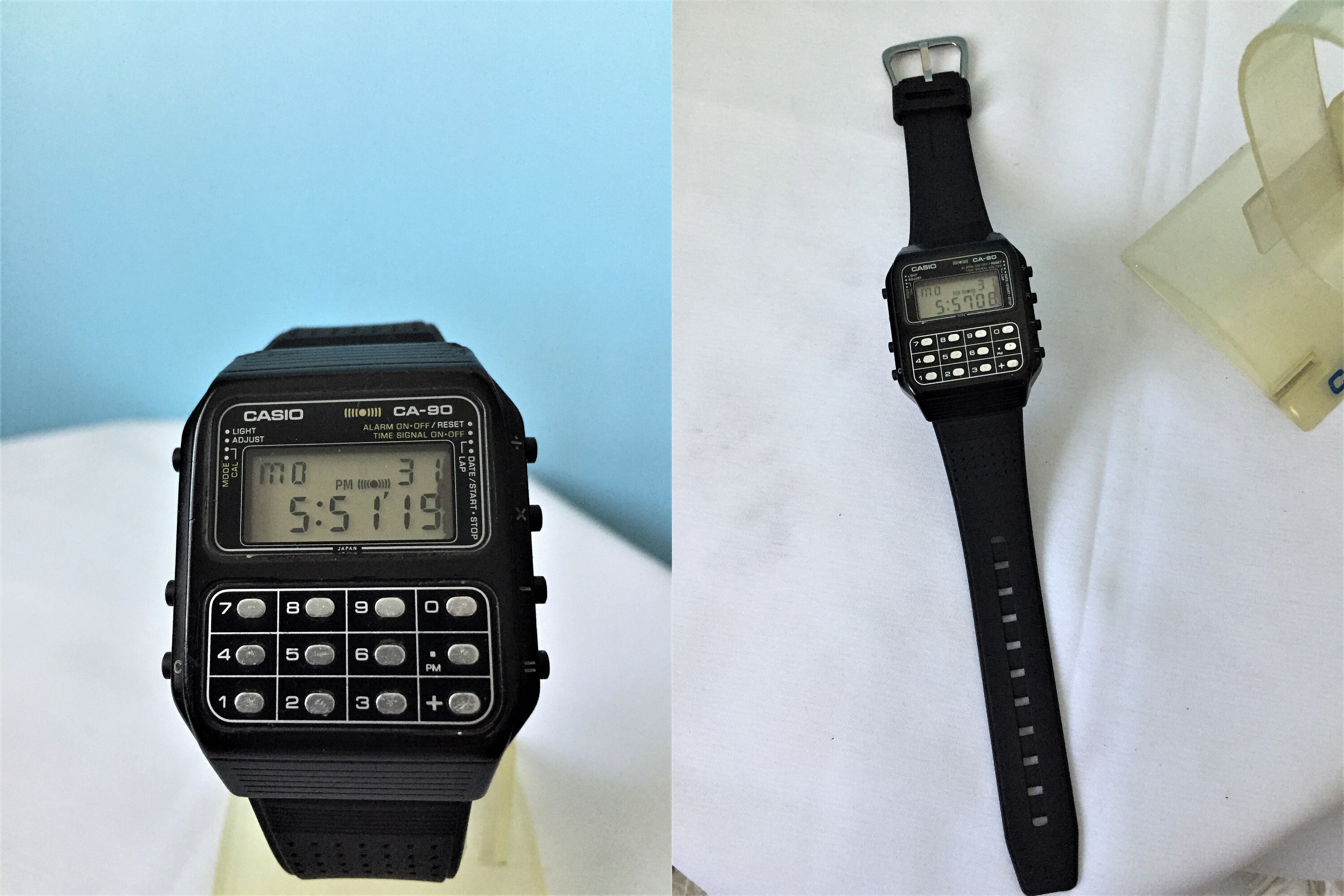 Vintage Casio CA-90 / Digital Calculator Japan Made Watch/ 134. Japon R ...