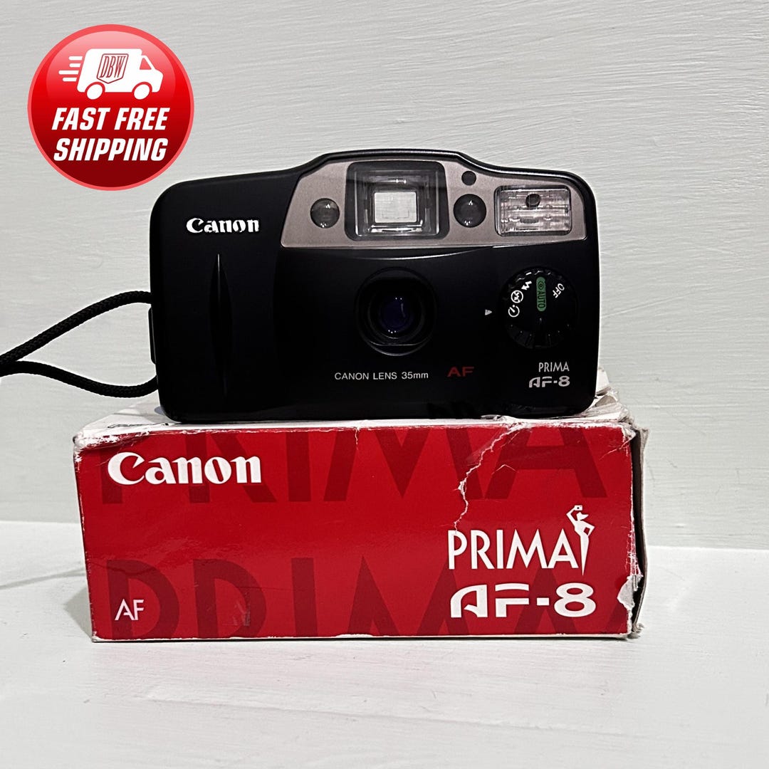Unused Prima AF-8 1990s. Vintage/ 35mm Film/ Camera Point & Shoot/canon ...