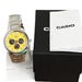 Unused Rare Yellow Dial /casio EF-307 Wrist Watch/stainless Stell / Men ...