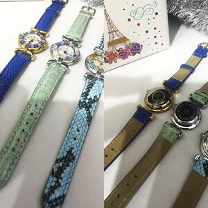 Set of 3 Murano Glass (venice) Women's Watch/ Very Good Condition ...