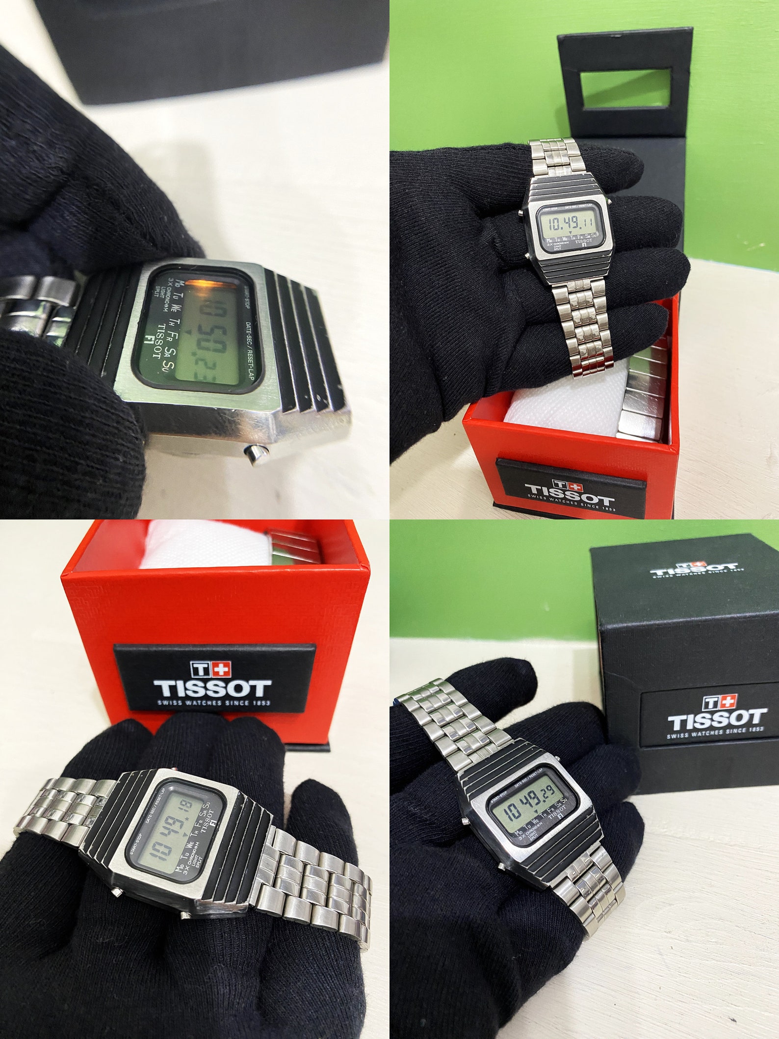 Very RARE Tissot F1 LCD Formula Watch 97010 Digital / Very Good ...